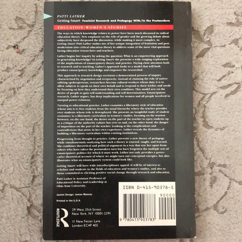 Getting Smart by Patti Lather