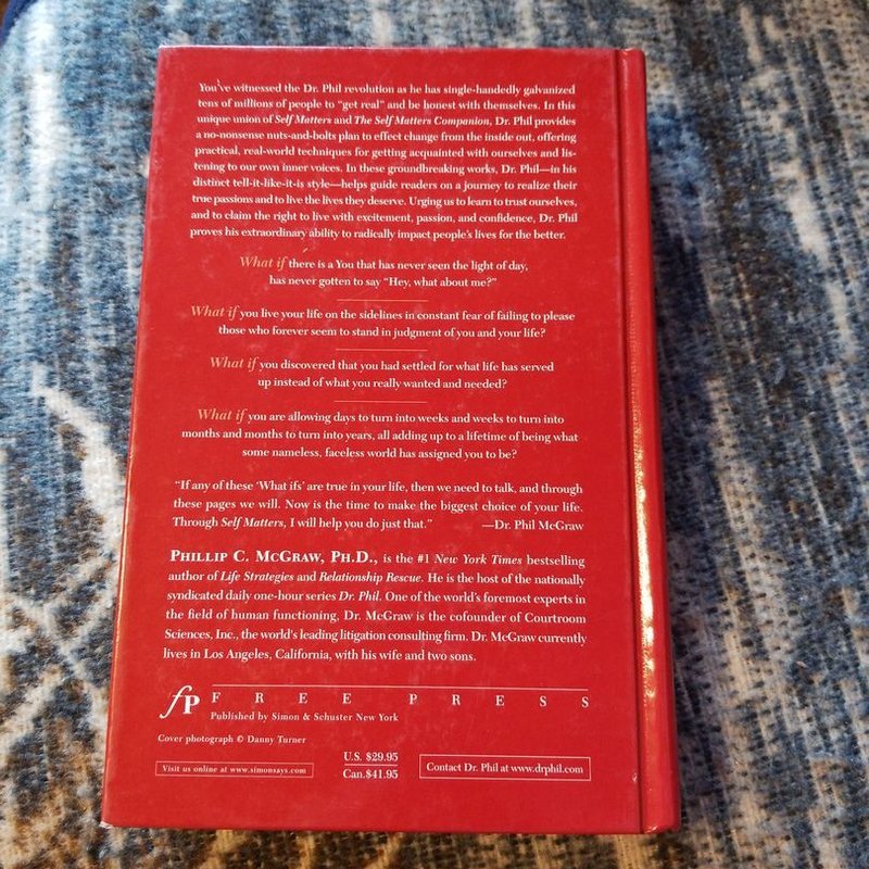 Self Matters & Companion by Phillip C. McGraw, Ph. D., Hardcover ...