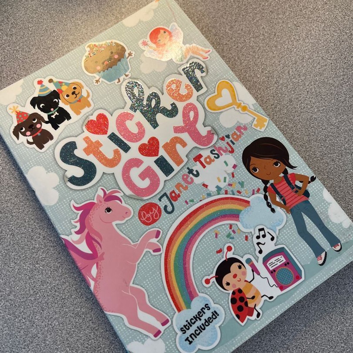 Sticker Girl by Janet Tashjian