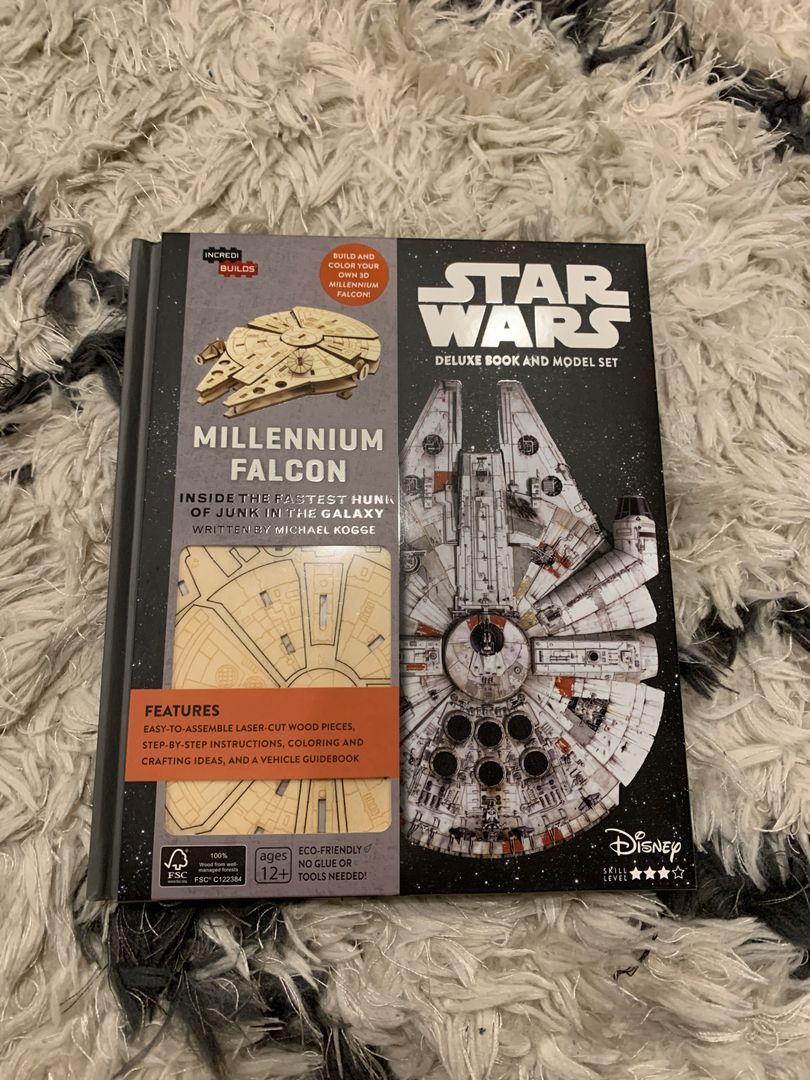 IncrediBuilds: Star Wars: Millennium Falcon Deluxe Book and Model Set ...