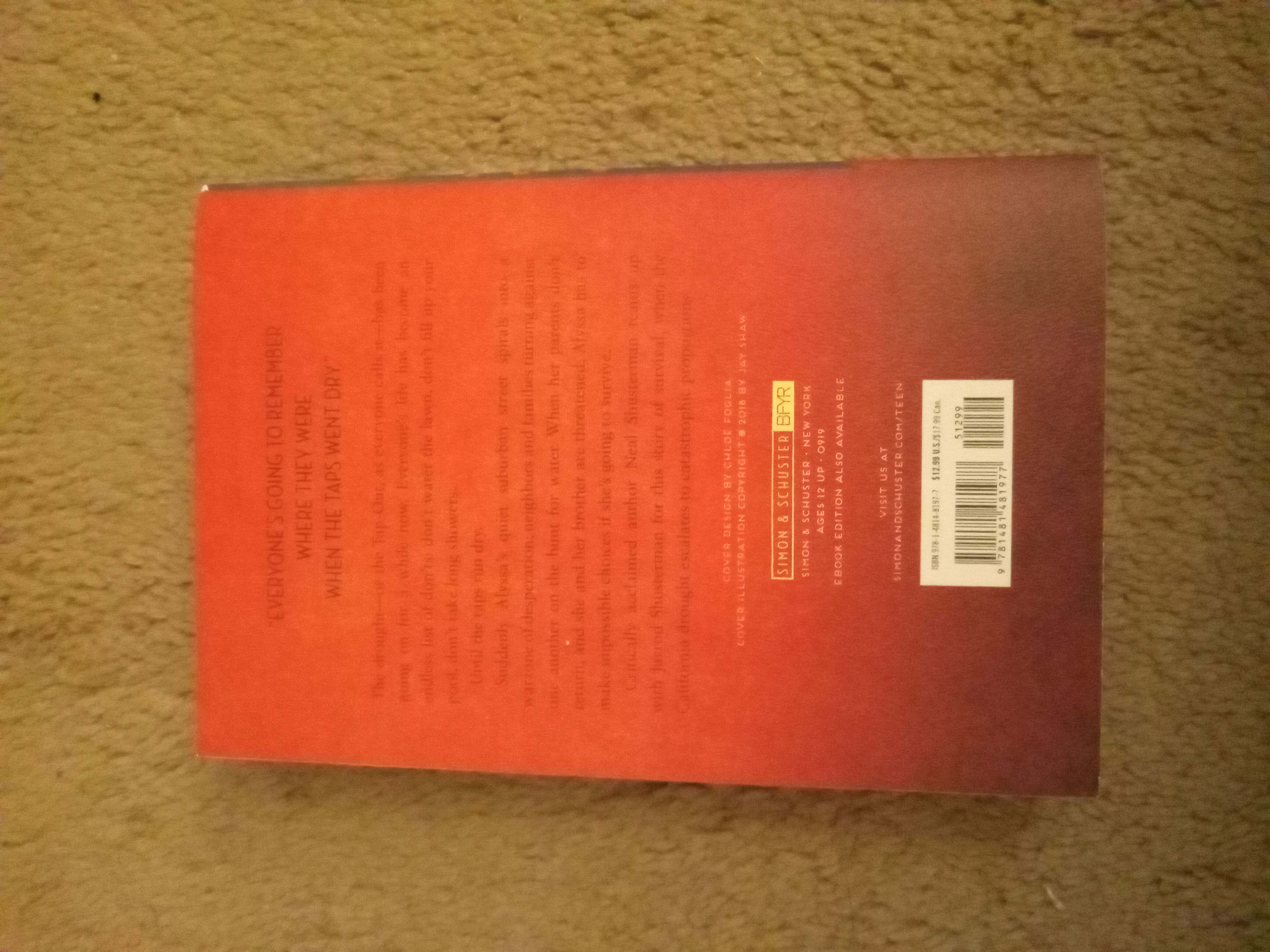 Dry by Neal Shusterman, Jarrod Shusterman