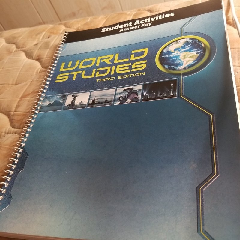 World Studies Student Activities Answer Key 3rd Edition by 265470 3rd ...