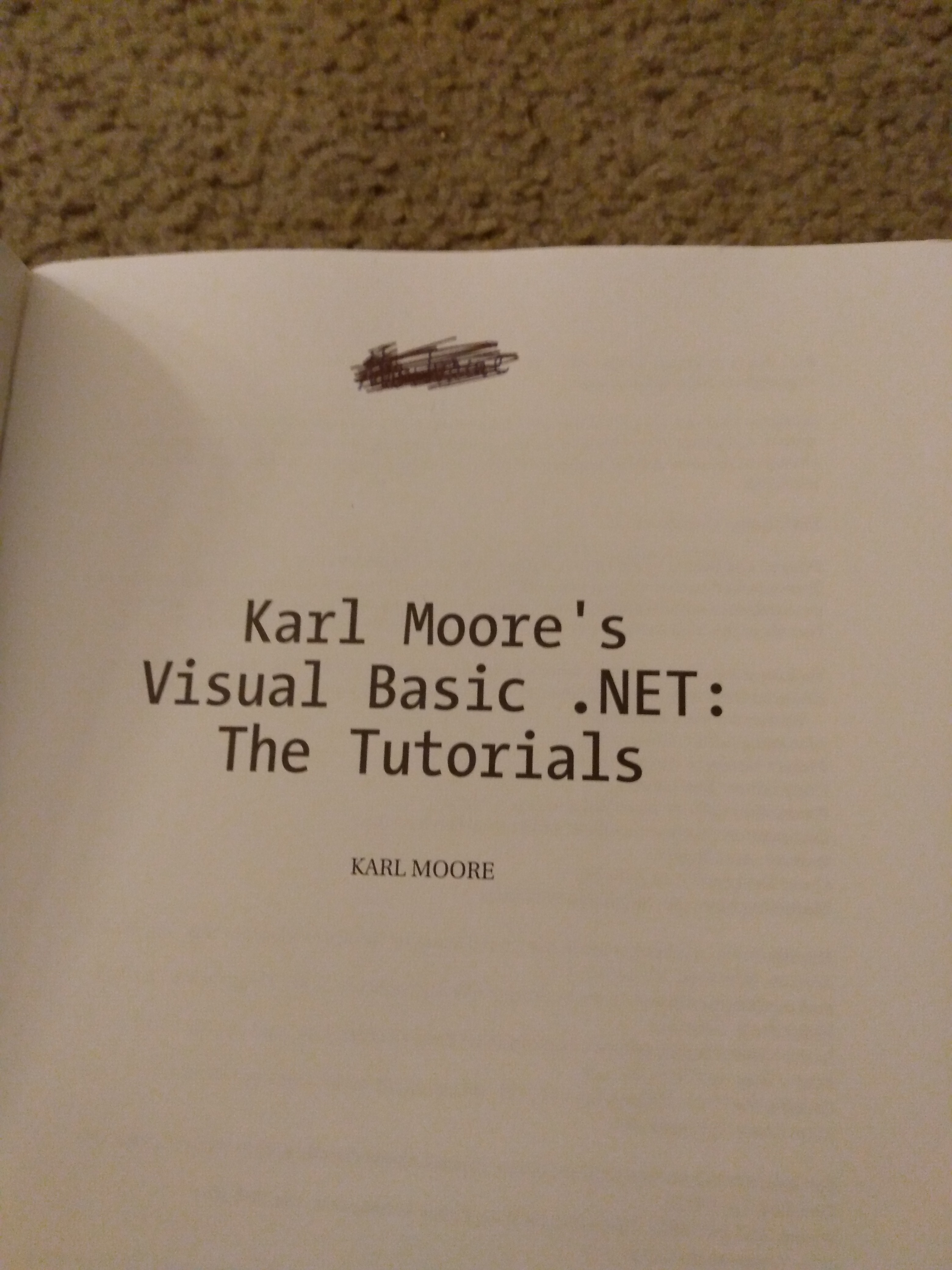 Visual Basic .Net by Karl Moore