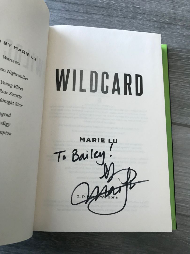 *SIGNED* Wildcard (Warcross #2) Hardcover, YA Science Fiction Fantasy ...