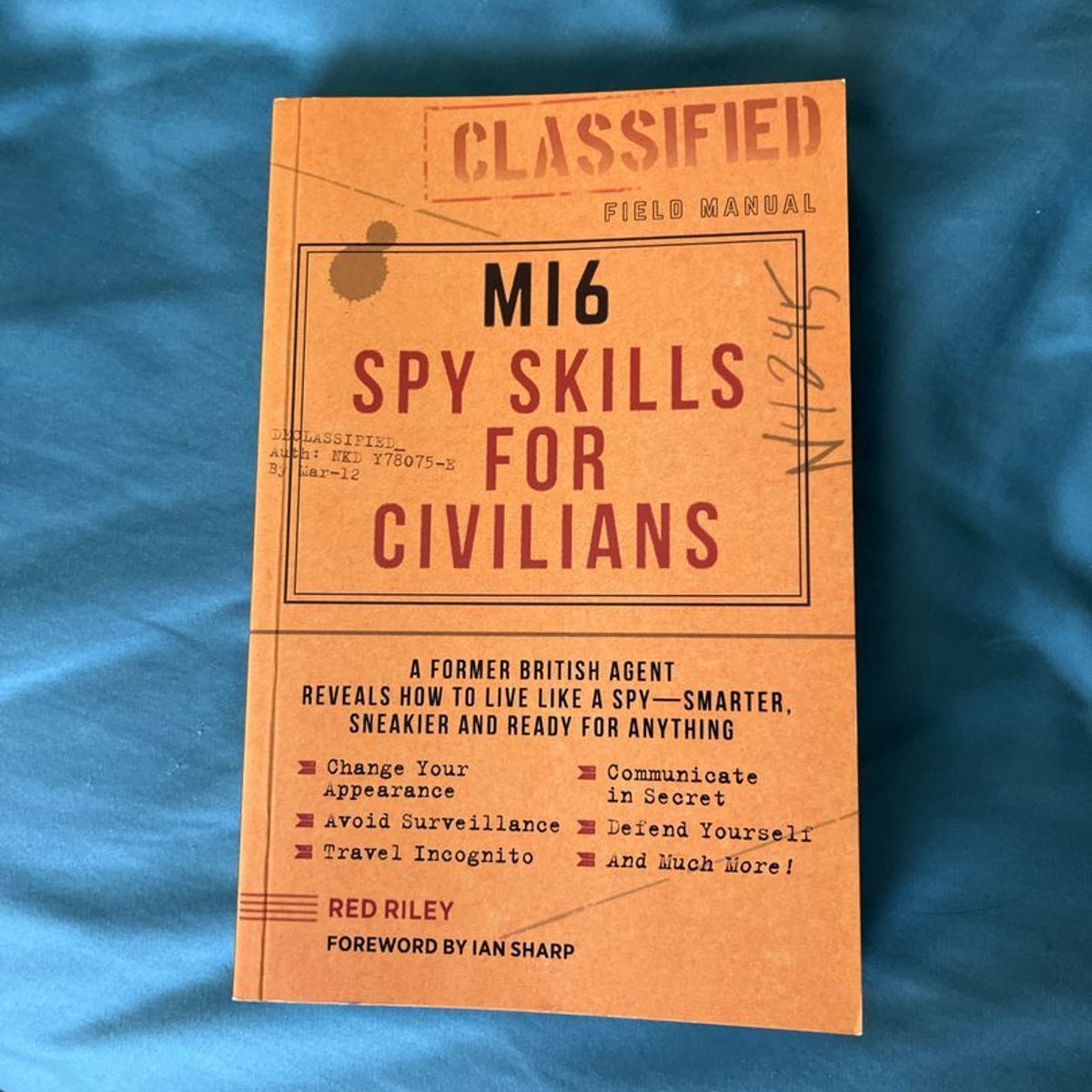Mi6 Spy Skills for Civilians by Red Riley, Ian Sharp