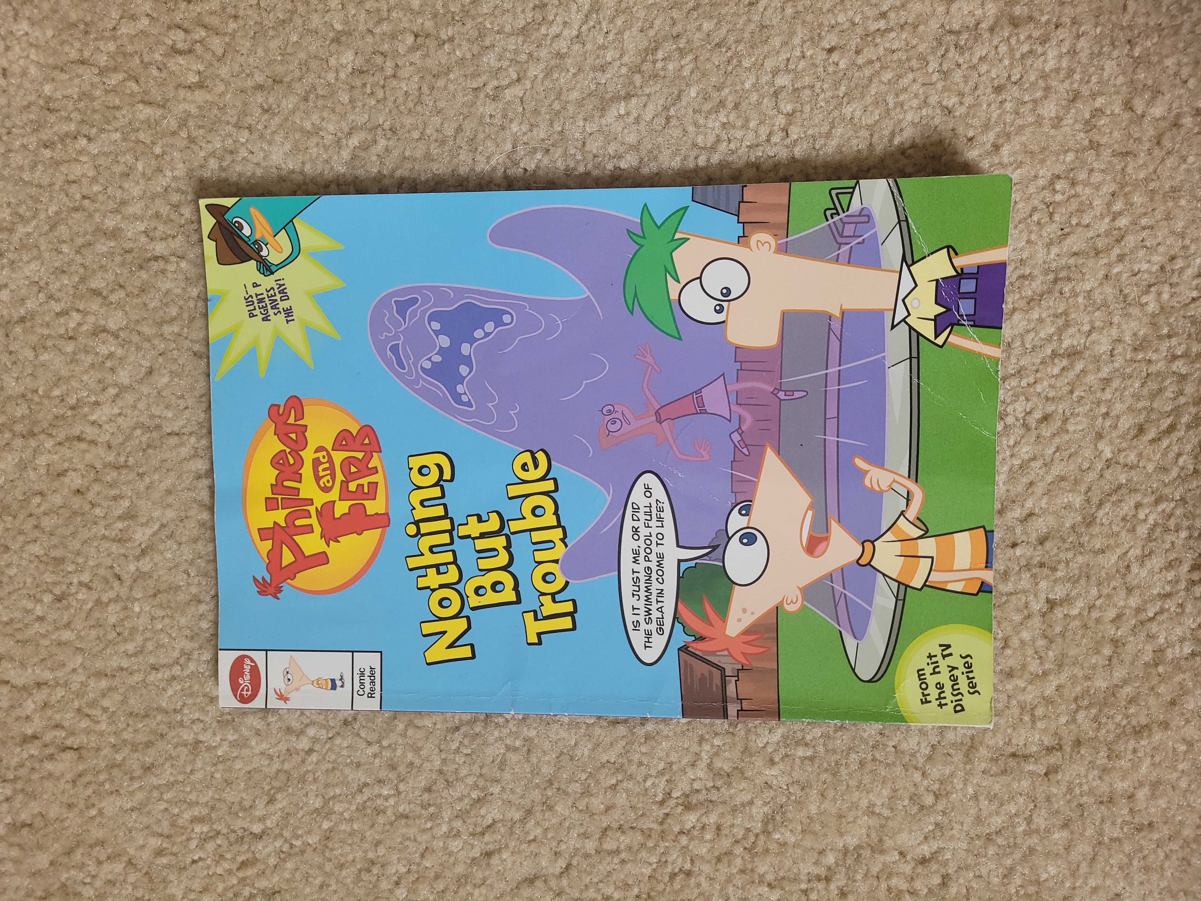 Phineas and Ferb Comic Reader Nothing but Trouble by Disney Books, John ...