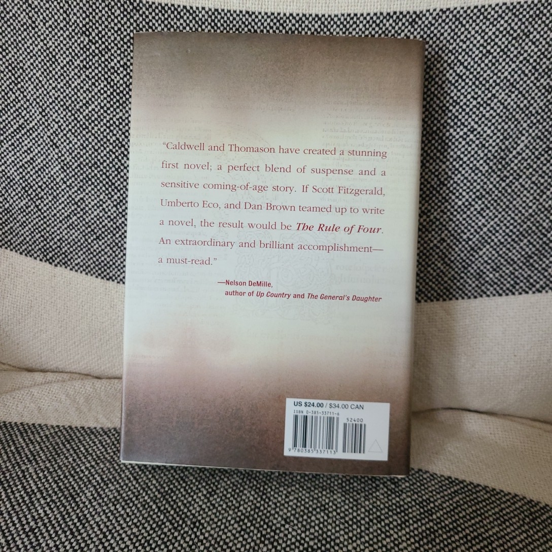 The Rule of Four by Ian Caldwell, Dustin Thomason