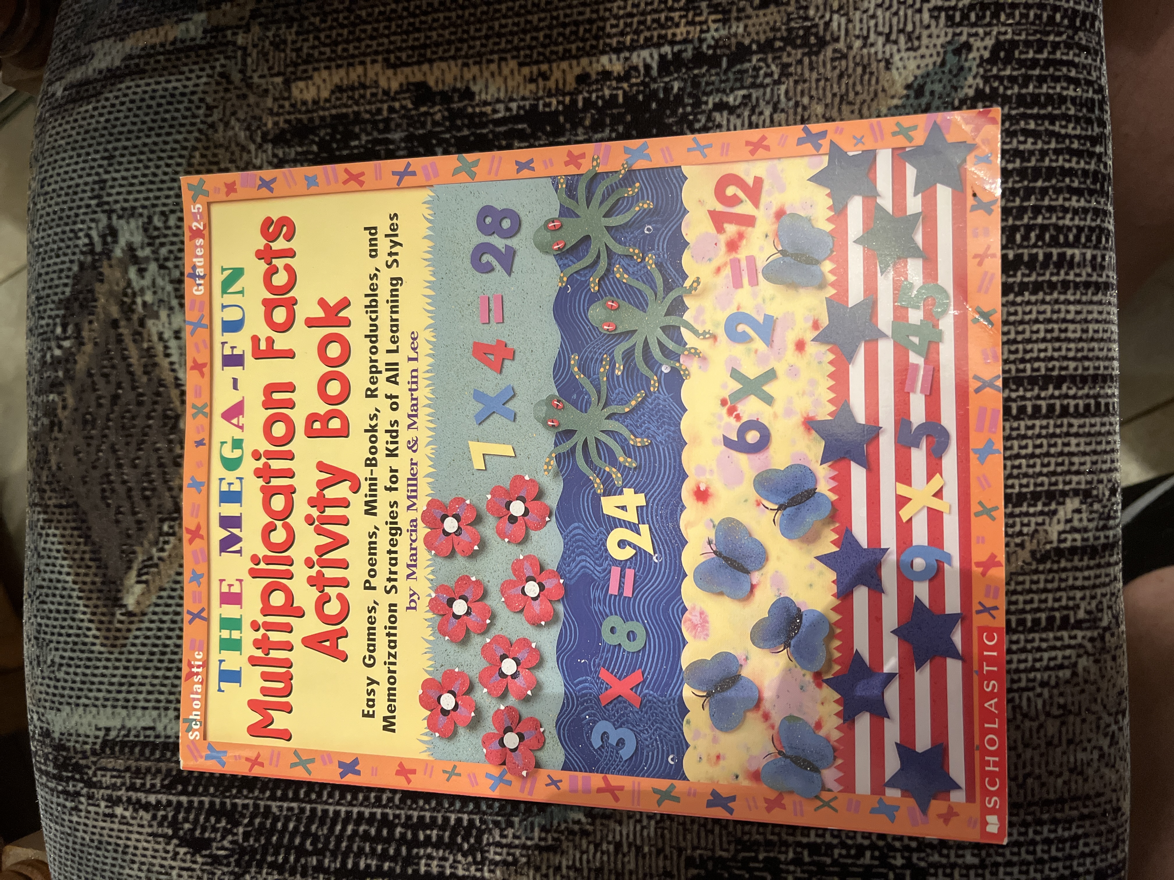 Mega-Fun Multiplication Facts Activity Book by Martin Lee