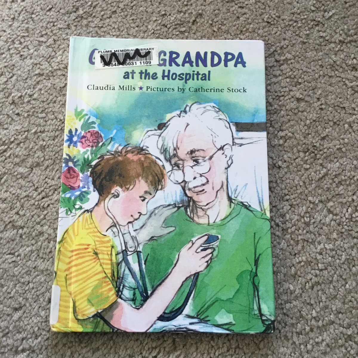 Gus and Grandpa at the Hospital by