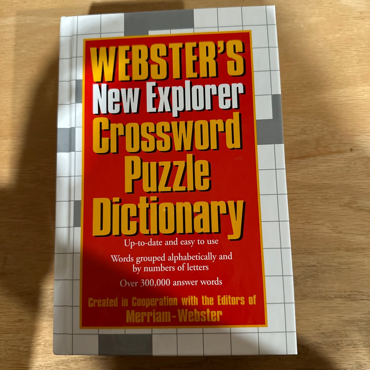 Webster's New Explorer Crossword Puzzle Dictionary by Merriam-Webster ...