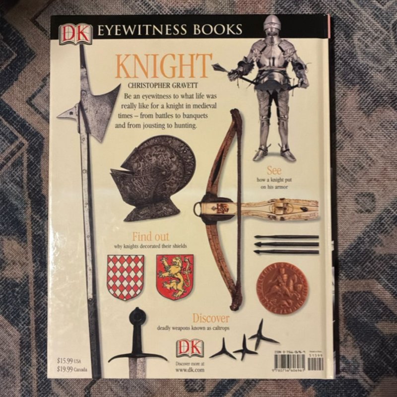 DK Eyewitness Books - Knight by Christopher Gravett, Hardcover | Pangobooks