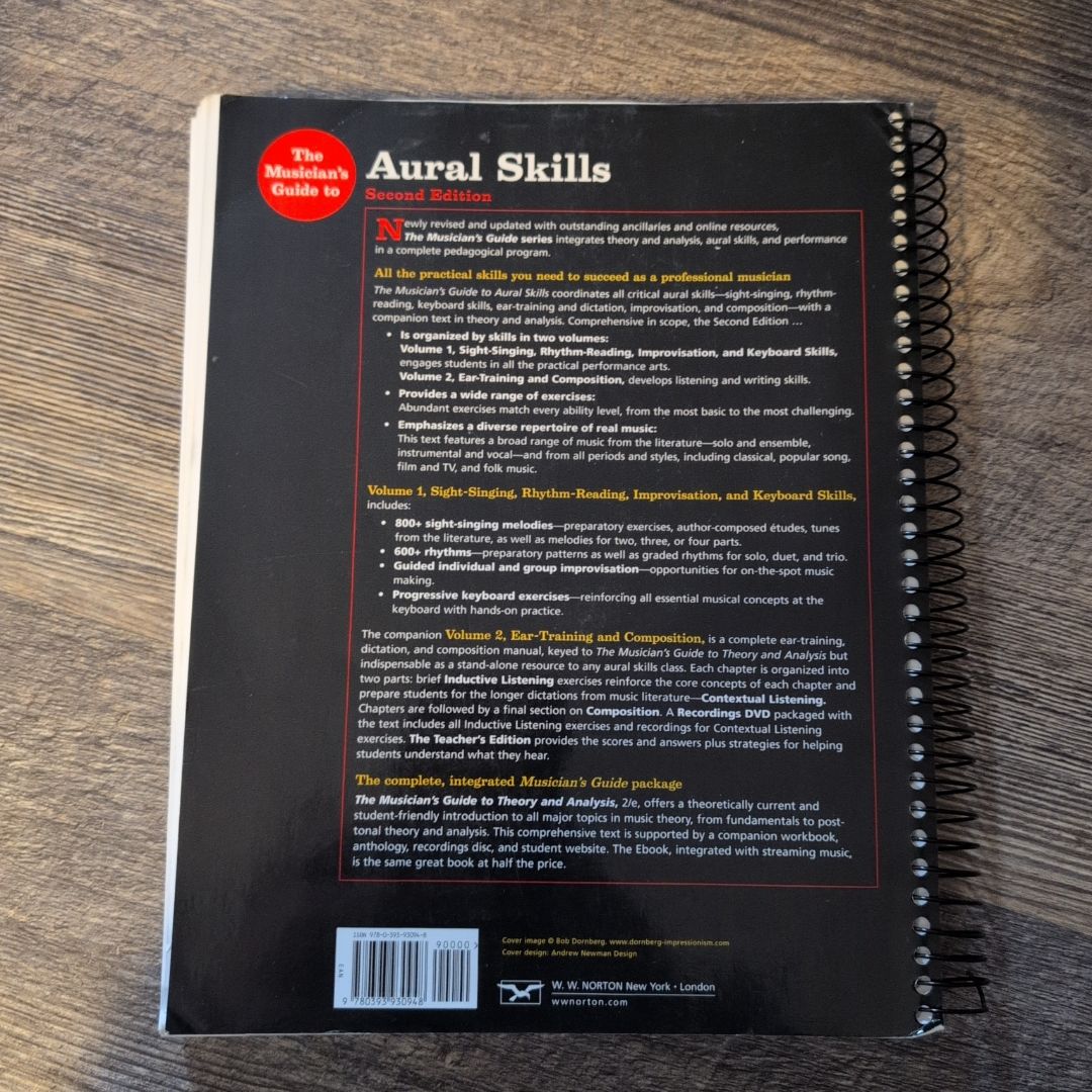 Musicians Guide Aural Skills - Sight Singing, Rhythm Reading and ...