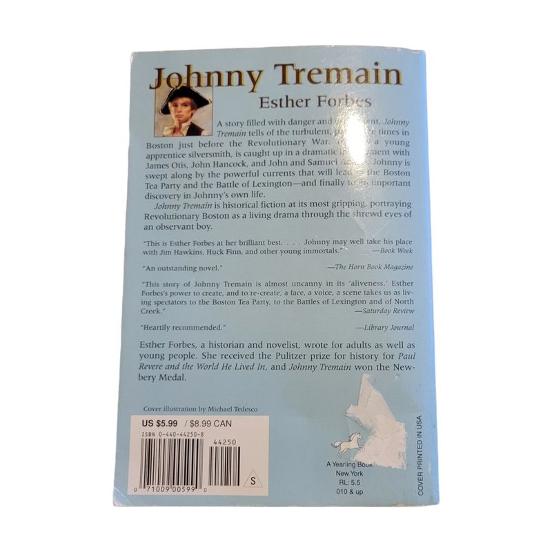 Johnny Tremain by Esther Forbes , Paperback | Pangobooks