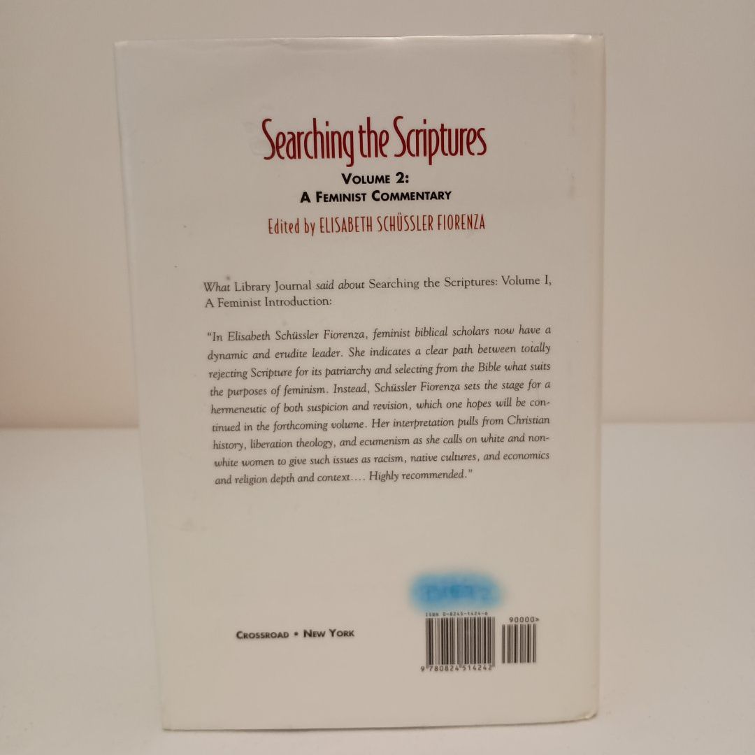 Searching the Scriptures by Elisabeth Schussler Fiorenza