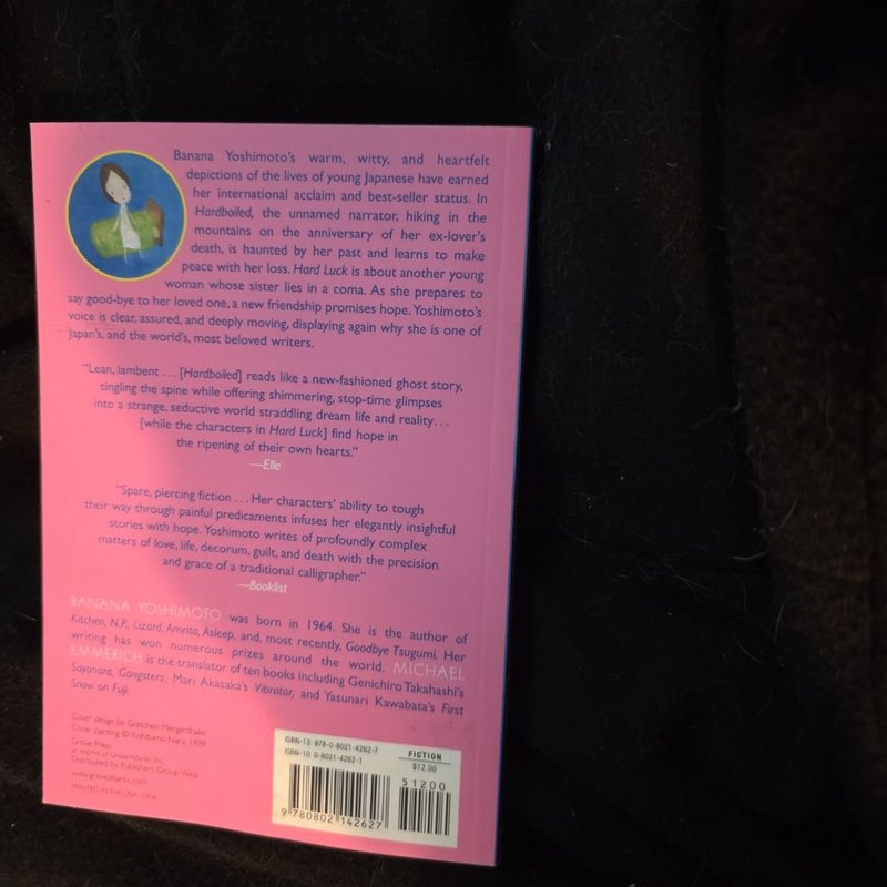 Hardboiled and Hard Luck by Banana Yoshimoto, Michael Emmerich