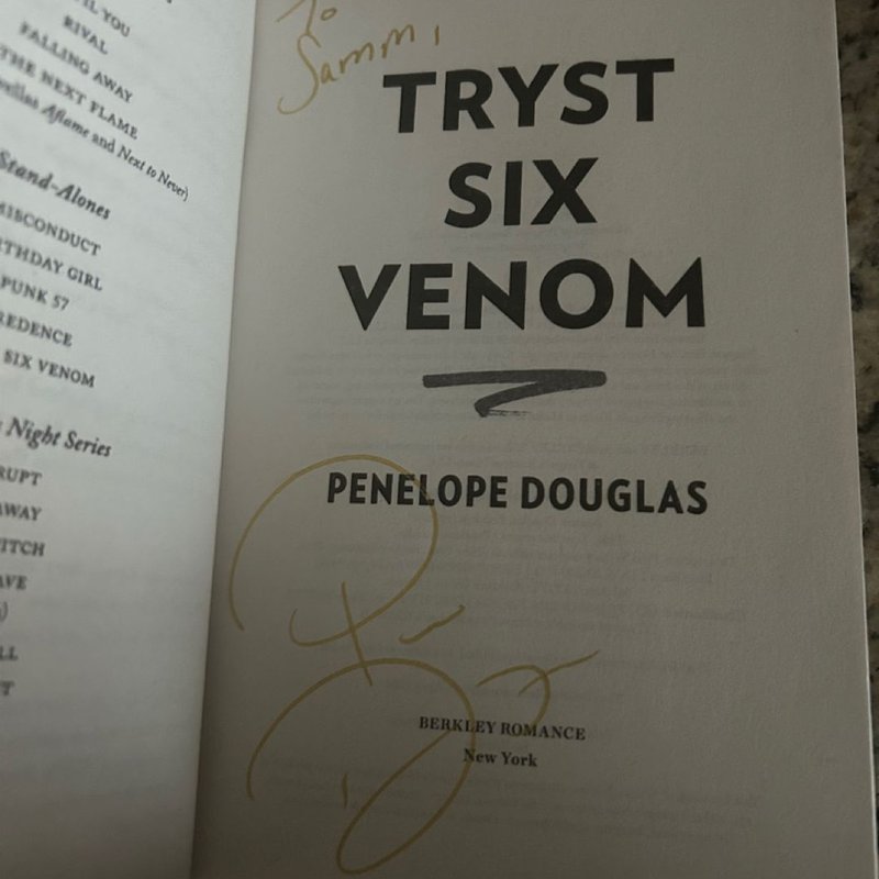 Tryst Six Venom by Penelope Douglas, Paperback | Pangobooks