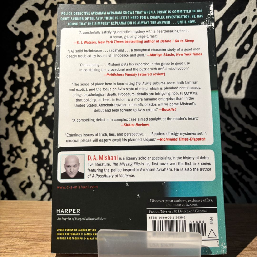 The Missing File by D. A. Mishani