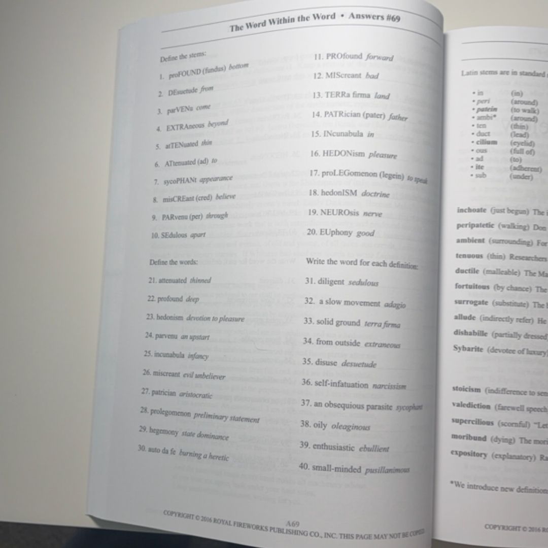 The Word Within the Word III: Parent Manual by Michael Clay Thompson