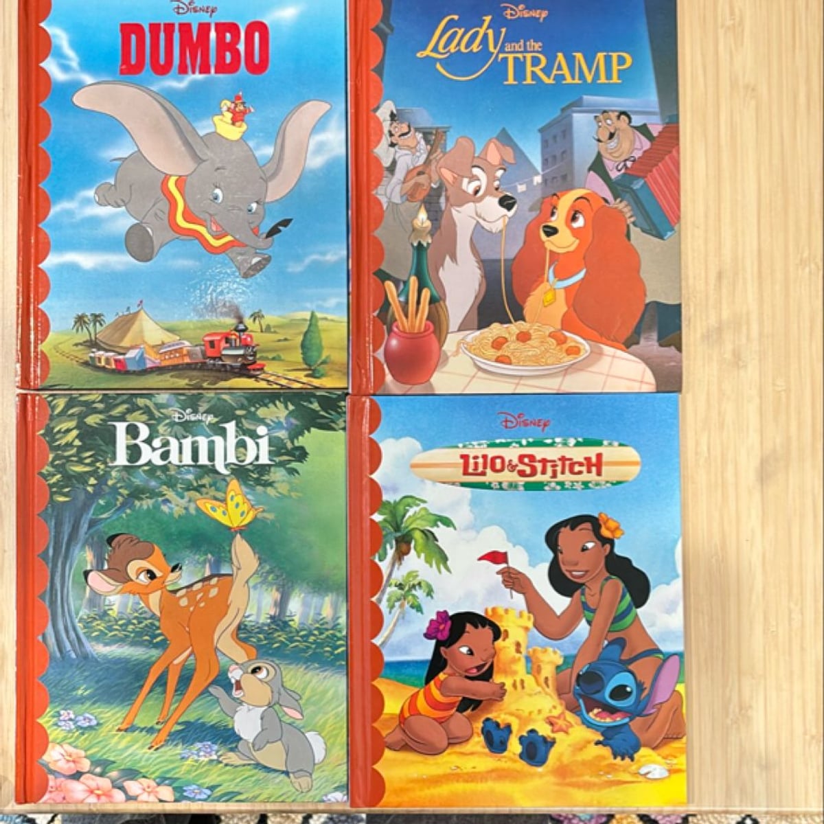 DUMBO, Lady and the TRAMP, BAMBI, LILO and Stitch by Disney, Hardcover ...