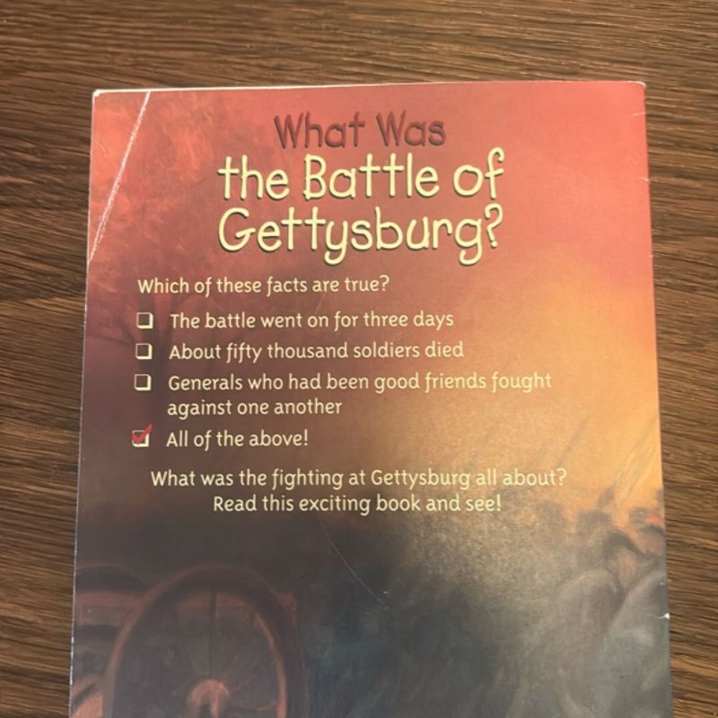 What Was the Battle of Gettysburg? by Jim O’Connor, Paperback | Pangobooks