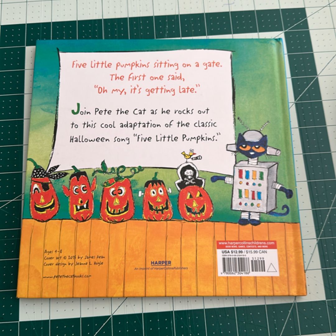 Pete the Cat: Five Little Pumpkins by Kimberly Dean