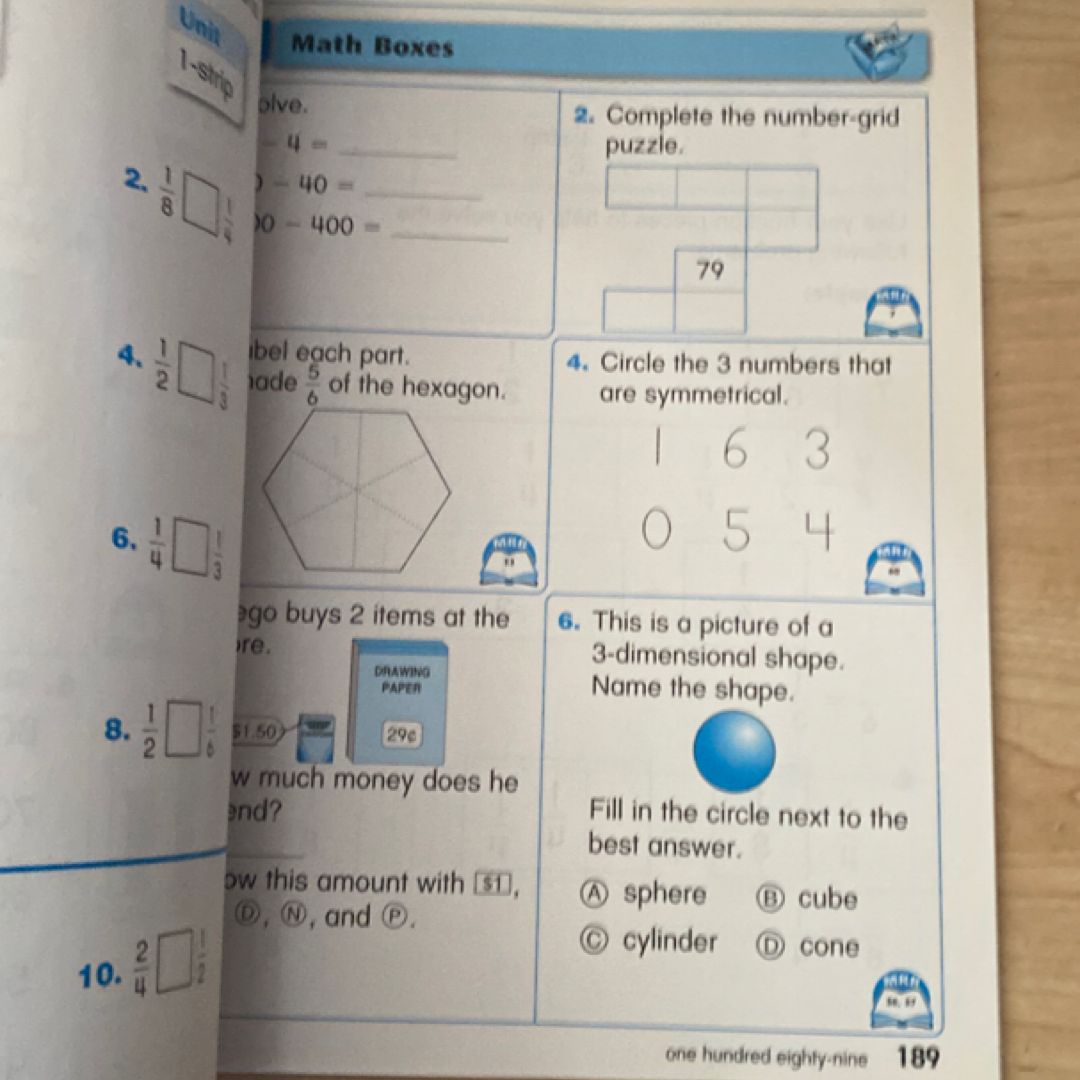 Everyday Mathematics, Grade 1, Student Math Journal 2 by Bell Et, James ...