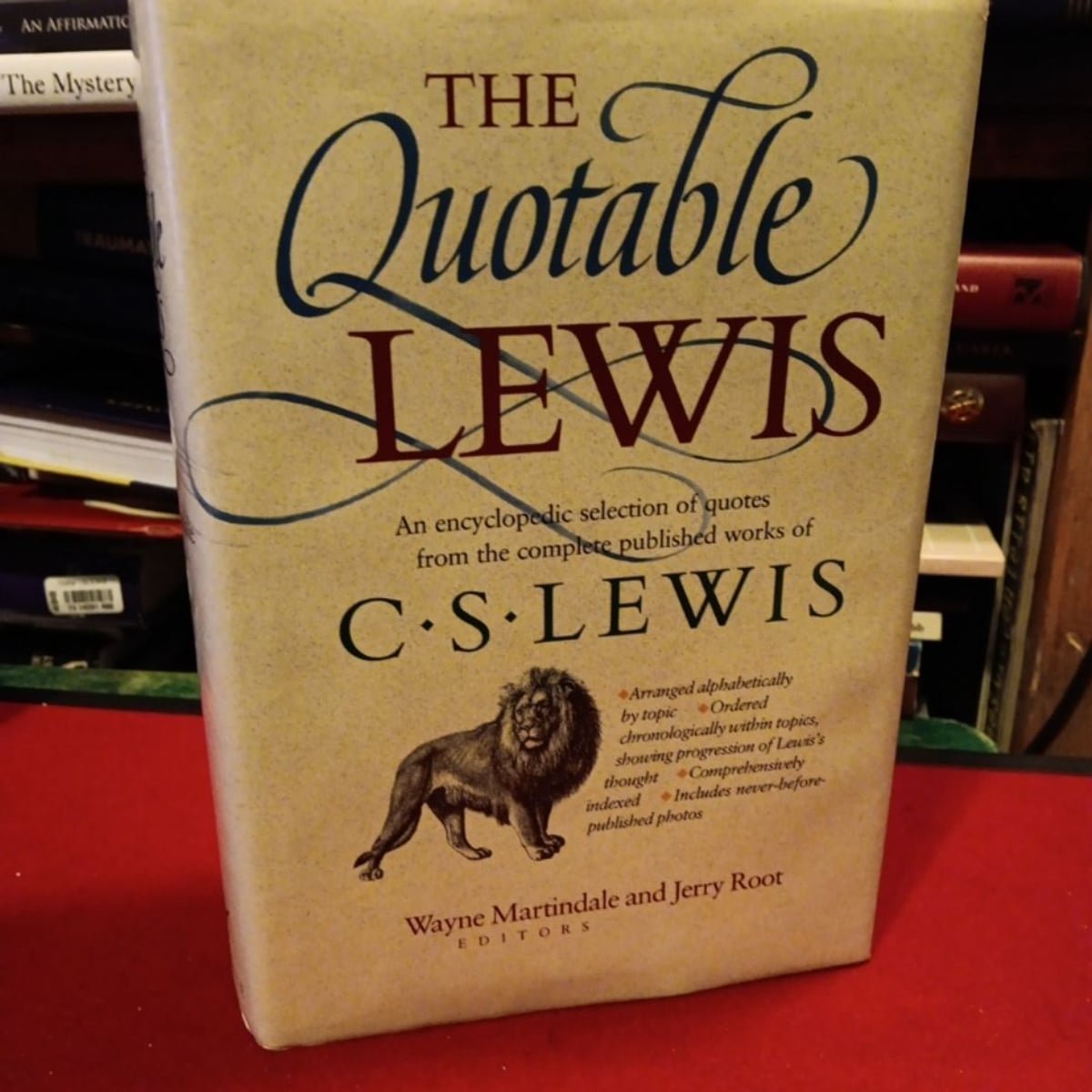 The Quotable Lewis, 1st 1989 Edition by C. S. Lewis, Hardcover | Pangobooks