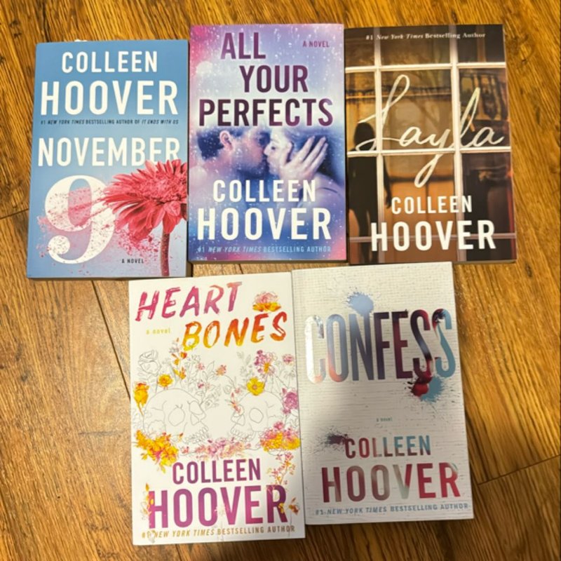 Colleen Hoover set 5 books by Colleen Hoover, Paperback | Pangobooks
