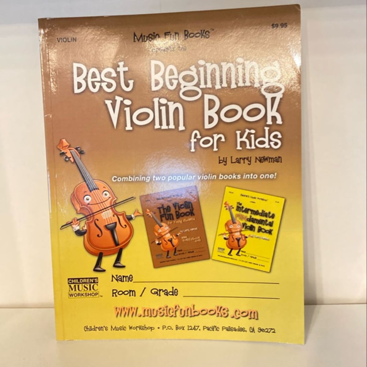 Best Beginning Violin Book for Kids by Larry Newman