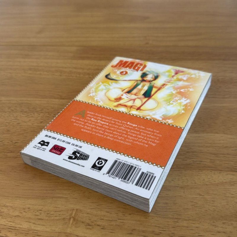 Magi: the Labyrinth of Magic, Vol. 3 by Shinobu Ohtaka, Paperback ...