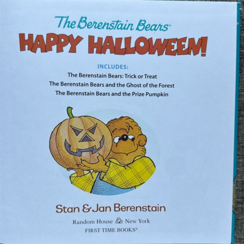 The Berenstain Bears Happy Halloween! by Stan Berenstain, Jan Berenstain