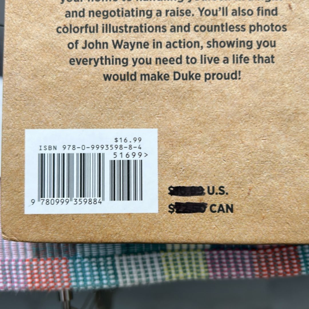 The Official John Wayne Handy Book for Men by James Ellis