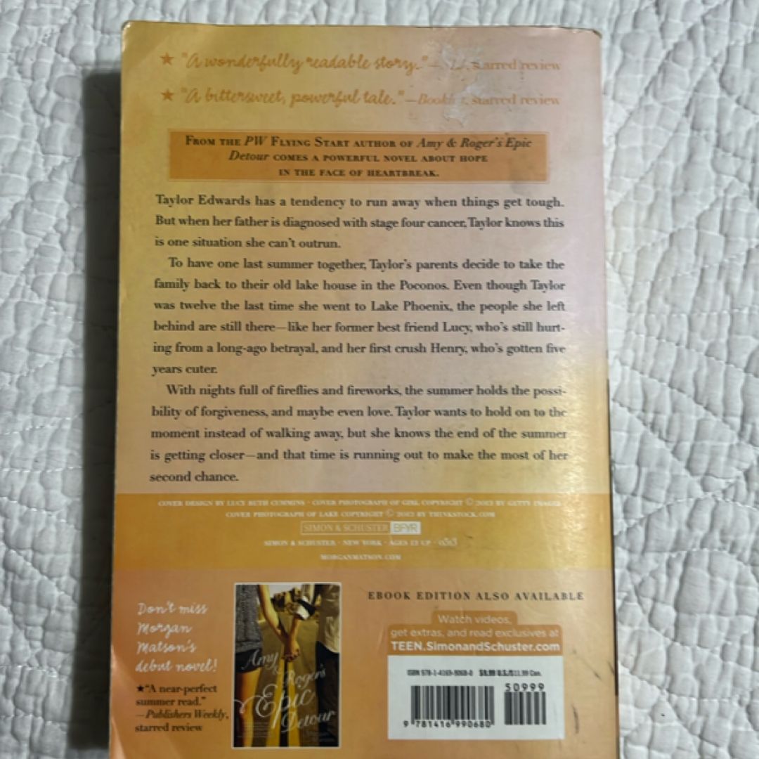 Second Chance Summer by Morgan Matson, Paperback | Pangobooks