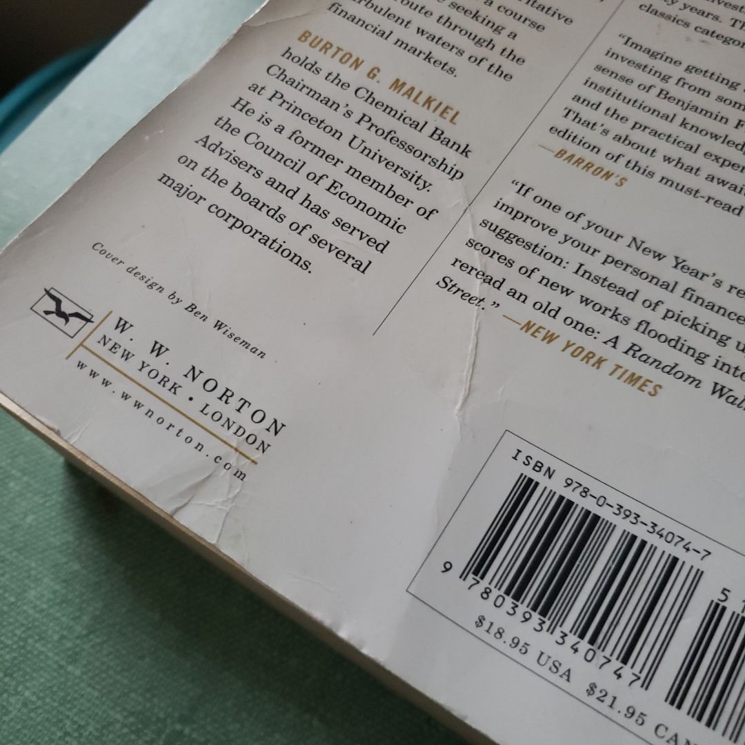 A Random Walk down Wall Street by Burton G. Malkiel, Paperback | Pangobooks