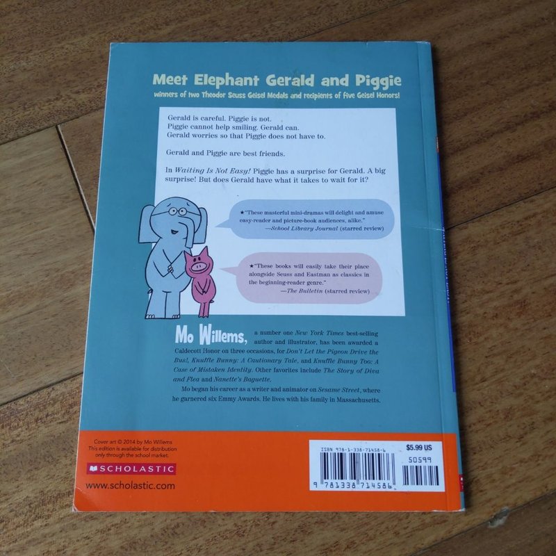 Waiting Is Not Easy by Mo Willems, Paperback | Pangobooks