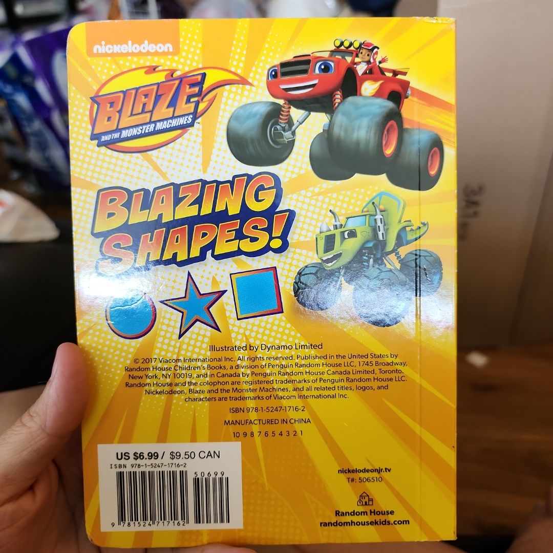 Blazing Shapes! (Blaze and the Monster Machines) by Random House