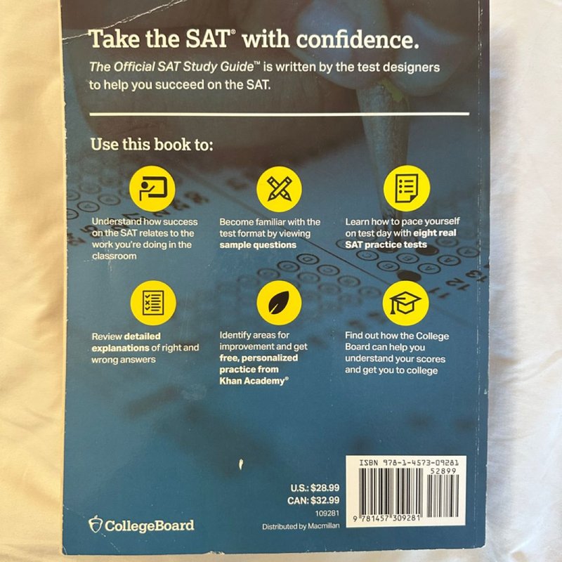 The Official SAT Study Guide, 2018 Edition by The College Board