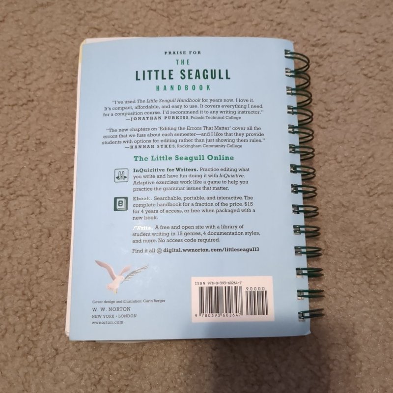 The Little Seagull Handbook by Richard Bullock, Michal Brody, Francine ...
