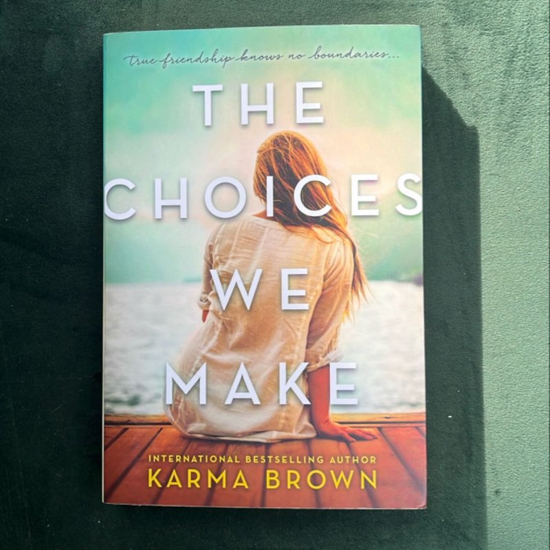 The Choices We Make by Karma Brown, Paperback | Pangobooks