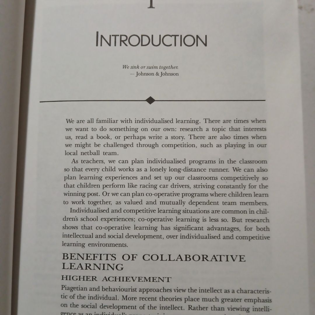 The Collaborative Classroom: a Guide to Co-Operative Learning by Susan Hill
