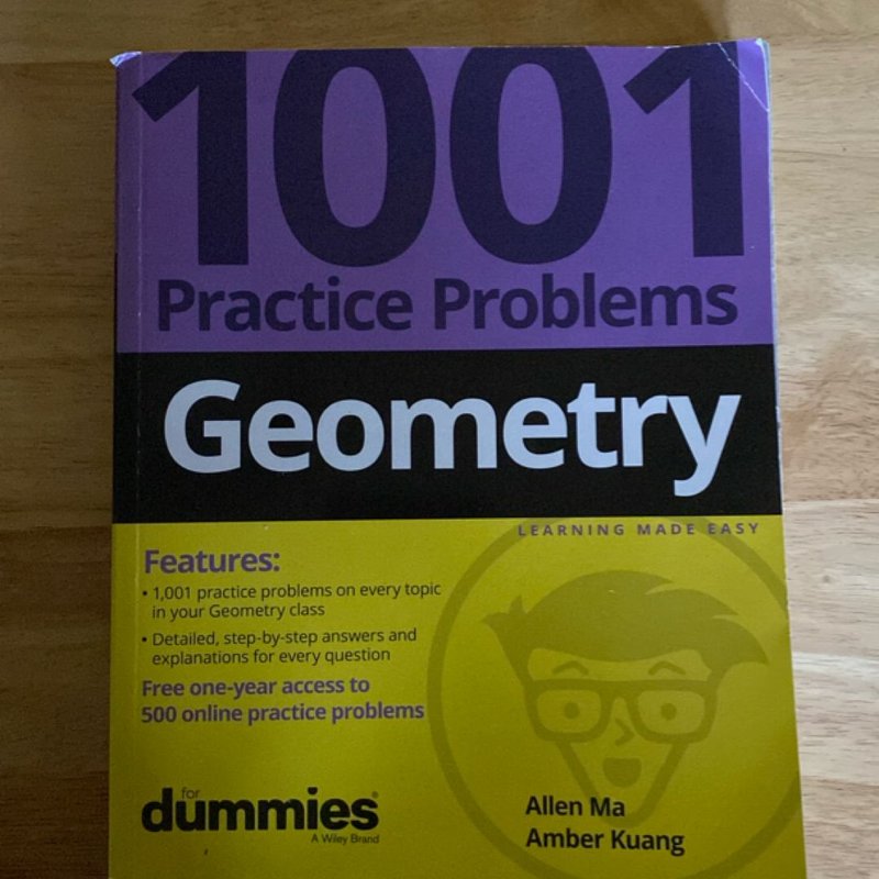 Geometry: 1001 Practice Problems for Dummies (+ Free Online Practice ...