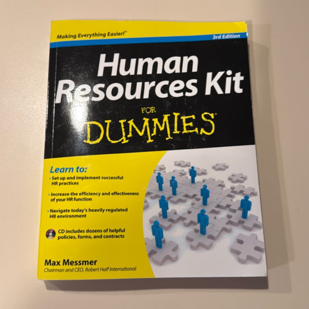 Human Resources Kit for Dummies® by Max Messmer