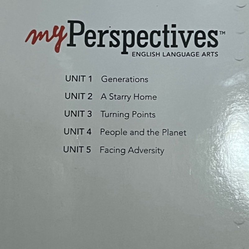 Myperspectives English Language Arts 2017 Student Edition Grade 07 by ...