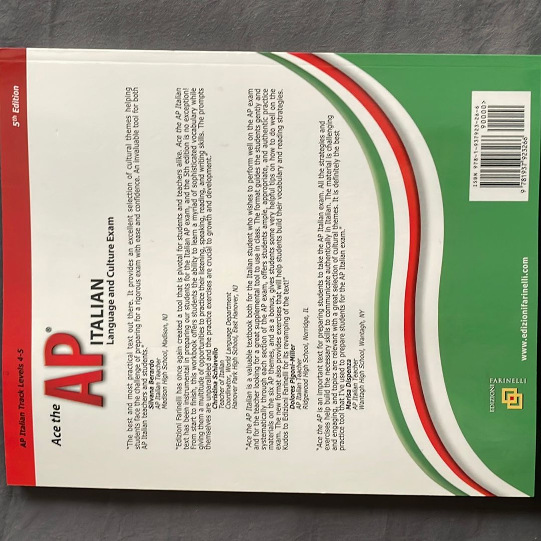 Ace the AP Italian Language and Culture Exam by Anna Taraboletti Segre ...
