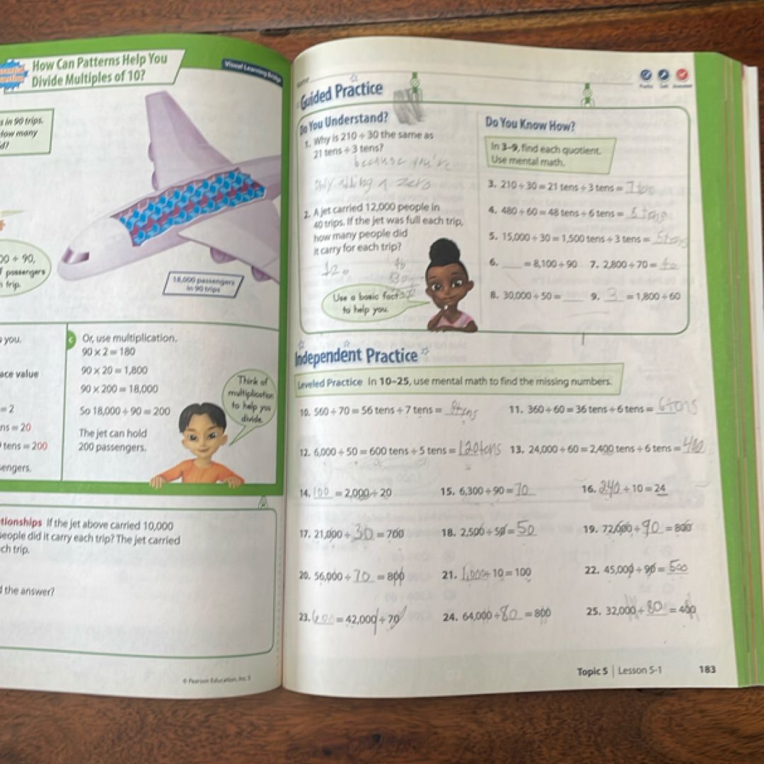 Envision Mathematics 2020 Common Core Student Edition Grade 5 Volume 1 ...