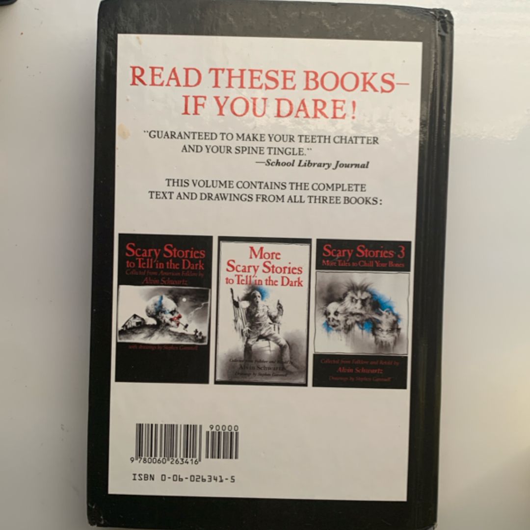 The Scary Stories Treasury by Alvin Schwartz, Hardcover | Pangobooks