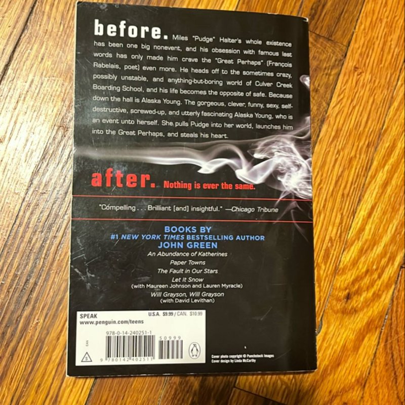 Looking for Alaska by John Green, Paperback | Pangobooks