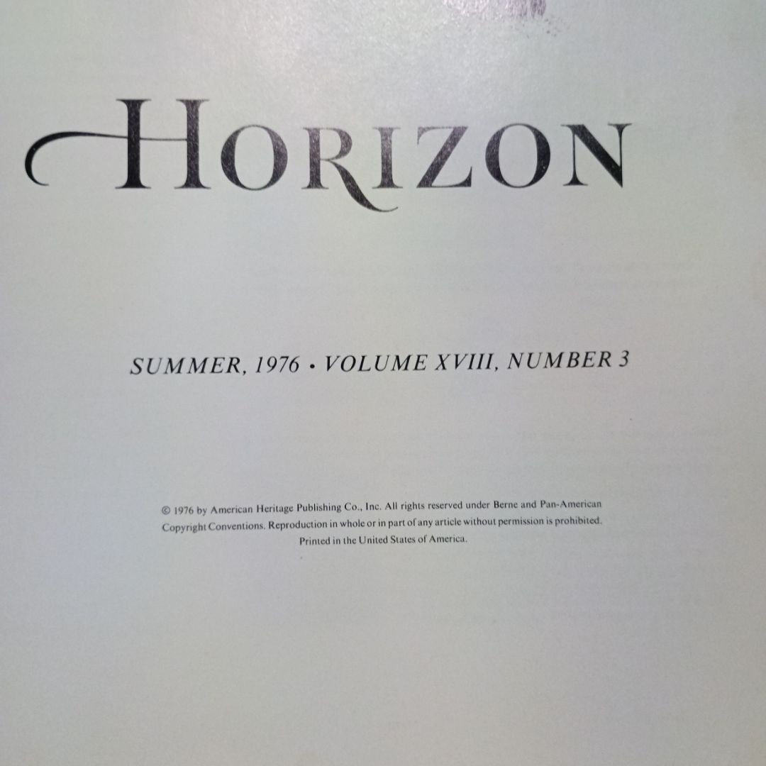 Horizon Summer 1976 by Horizon, Hardcover | Pangobooks