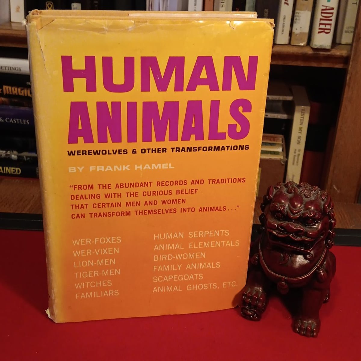 Human Animals Werewolves & Other Transformations , rare 1969 1st ed. by ...