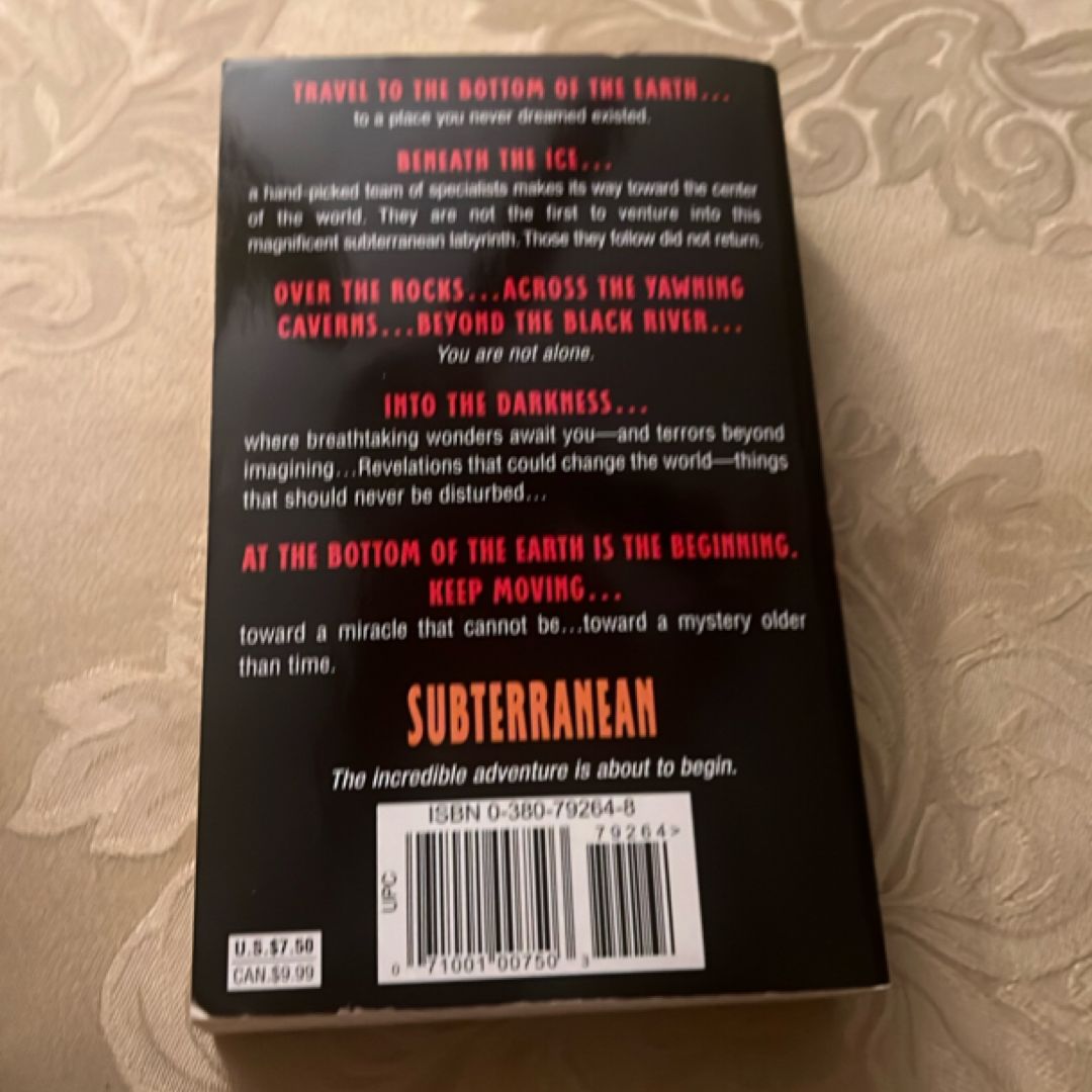 Subterranean by James Rollins